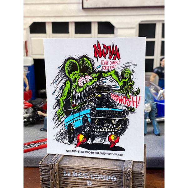 カスタムアート界の神様ことビッグ・ダディ・エド・ロスが描き下ろしたモンスターアートがステッカーになって登場です。本国アメリカでリリースされたものをムーンアイズが直輸入。そいつをキャンディタワーがゲットしてきました。今のカスタムアートの世界の...