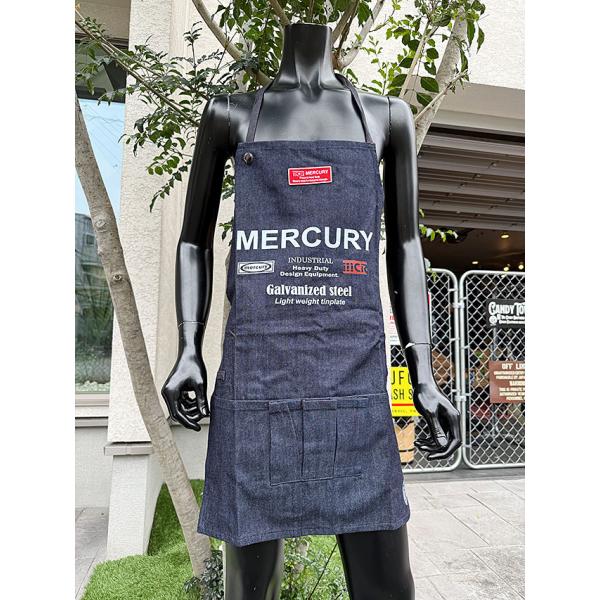 インダストリアル系が好きな人たちから支持されるアメリカンブランド「マーキュリー」からリリースされたデニム生地のワークエプロンです。人気のマーキュリーロゴがデザインされたその見た目はまるで海外のウェアハウスで働くスタッフたちが着る作業着みたい...