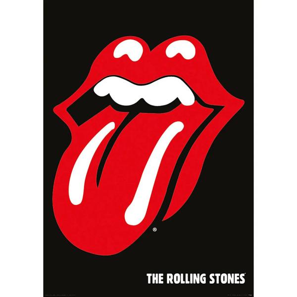 THE ROLLING STONES オフィシャルポスターで 壁をロックせよロック史上 もっとも有名なロゴと言っても過言じゃないあのベロマーク（リップス＆タン）が堂々たるサイズ感で飾れるTHE ROLLING STONES オフィシャルポス...