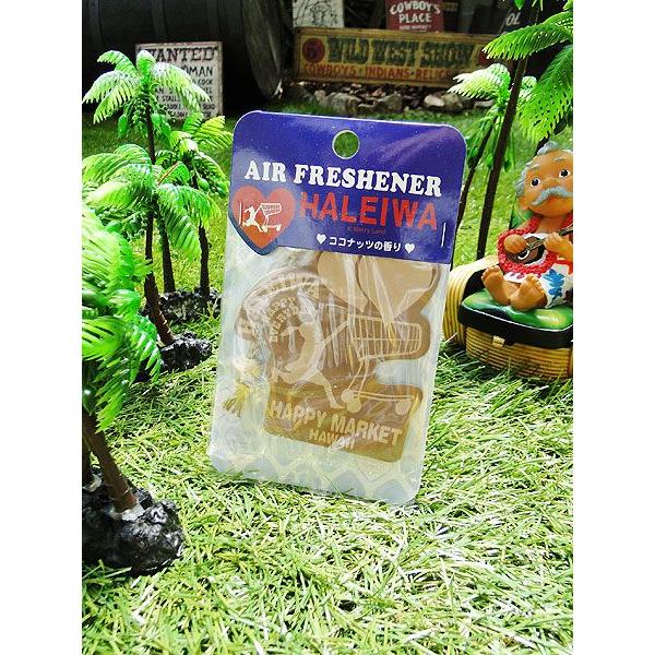 ショッピングカートを押した子供を描いたこのマークでプラザを中心に大ヒットしたブランド、ハレイワがエアーフレッシュナーになって登場です！このマークはホント何にデザインしても絵になっちゃうというか、可愛いんだよねー　ハレイワと言えばハワイのオー...