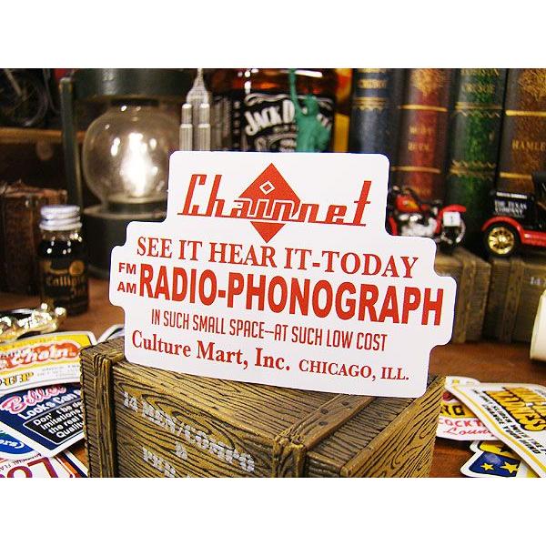 50年代から70年代くらいにアメリカで見かけたアドバタイジングをモチーフにしたアメリカンステッカーです。こういう系のステッカーってありそうなんだけど、いざ探してみると実はないものなんです。今回このステッカーをリリースしたのはカルチャーマート...