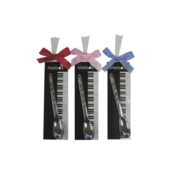 メロディープチギフト 音符模様がかわいい スプーン1本セット お取り寄せ商品です 音楽雑貨 音符 ピアノモチーフ バレエ発表会の記念品に最適 お取り寄せ 大量注文できます 音符 ト音記号 楽譜