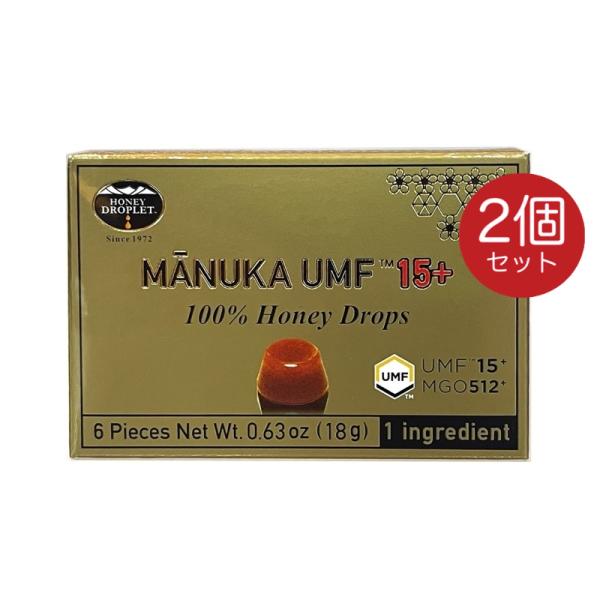 ニュージーランド産マヌカハニー100％の固形蜂蜜のど飴(ロゼンジ)です。蜂蜜の固形化に成功した世界にたった一社の工場(特許製法取得)の技術を継承し、世界初となるUMF蜂蜜協会認定ののど飴(ロゼンジ)ハニードロップレットが誕生しました。・原材...