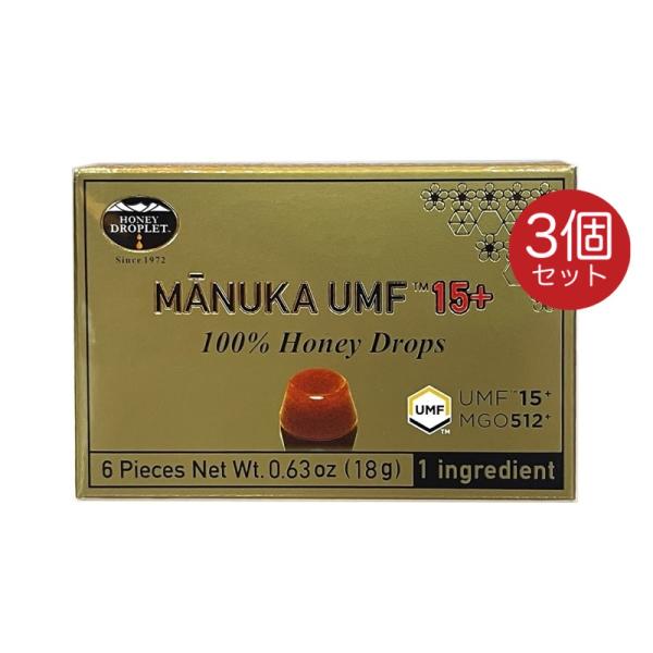 ニュージーランド産マヌカハニー100％の固形蜂蜜のど飴(ロゼンジ)です。蜂蜜の固形化に成功した世界にたった一社の工場(特許製法取得)の技術を継承し、世界初となるUMF蜂蜜協会認定ののど飴(ロゼンジ)ハニードロップレットが誕生しました。・原材...