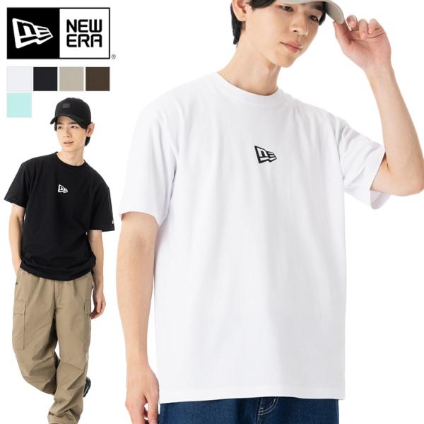 ニューエラ Tシャツ 半袖 NEW ERA クルーネック 綿 コットン 黒 白 ベージュ メンズ レディース ブランド おしゃれ かっこいい 人気 オーバーサイズ 春 夏 ニューエラー 正規品 大きい 小さい サイズ ユニセックス 男女兼用...