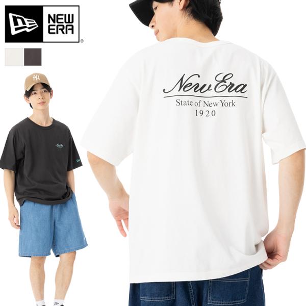 ニューエラ Tシャツ 半袖 NEW ERA クルーネック 綿 コットン 黒 白 メンズ レディース ブランド おしゃれ かっこいい 人気 オーバーサイズ 春 夏 ニューエラー 正規品 大きい 小さい サイズ ユニセックス 男女兼用 ストリー...