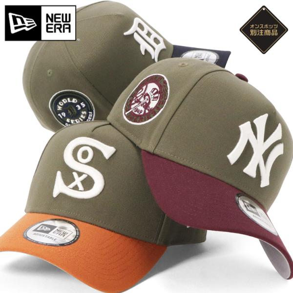 ニューエラ キャップ NEW ERA CAP 9FORTY A-Frame メンズ レディース 帽子 NY MLB ニューヨーク ヤンキース ONSPOTZ 別注 カーキ ブランド 深め おしゃれ かっこいい 人気 春 夏 秋 冬 オールシ...