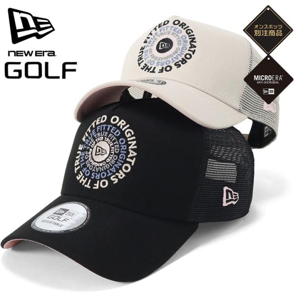 ニューエラ キャップ NEW ERA CAP 9FORTY A-Frame Trucker メッシュキャップ メンズ レディース 帽子 ONSPOTZ 別注 綿 コットン 黒 大きいサイズ ブランド 深め おしゃれ かっこいい 人気 春 夏...