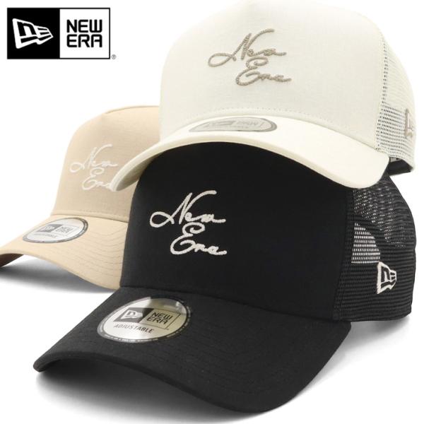 ニューエラ キャップ NEW ERA CAP 9FORTY A-Frame Trucker メッシュキャップ メンズ レディース 帽子 コットン 綿 リネン 麻 黒 白 ベージュ ブランド 深め おしゃれ かっこいい 人気 春 夏 ニューエ...