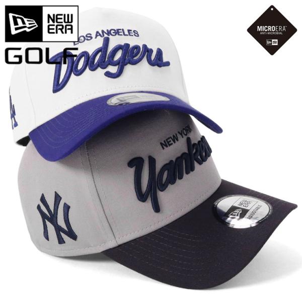 ニューエラ ゴルフ キャップ NEW ERA GOLF CAP 9FORTY A-Frame メンズ レディース 帽子 NY LA MLB ニューヨーク ヤンキース コットン 綿 2トーン 白 ロサンゼルス ドジャース 大谷翔平 ブランド ...
