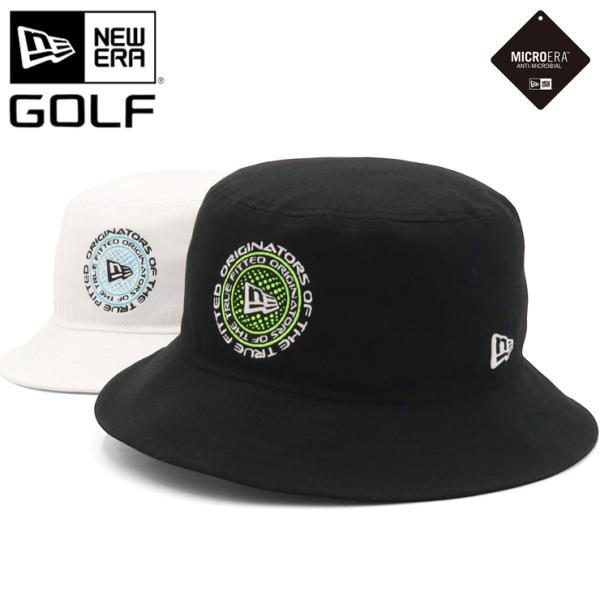ニューエラ ゴルフ バケットハット NEW ERA GOLF HAT バケハ メンズ レディース 帽子 コットン 綿 黒 白 ブランド 深め おしゃれ かっこいい 人気 春 夏 秋 冬 オールシーズン ニューエラー 大きい 小さい サイズ ...