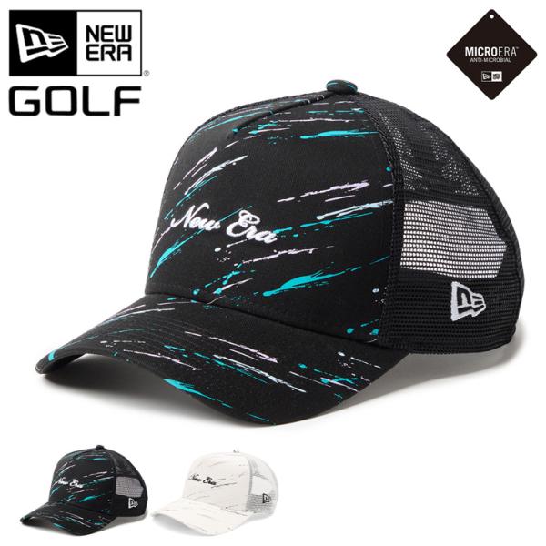 ニューエラ ゴルフ キャップ NEW ERA GOLF CAP 9FORTY A-Frame Trucker メッシュキャップ メンズ レディース 帽子 コットン 綿 黒 白 ブランド 深め おしゃれ かっこいい 人気 春 夏 ニューエラー...
