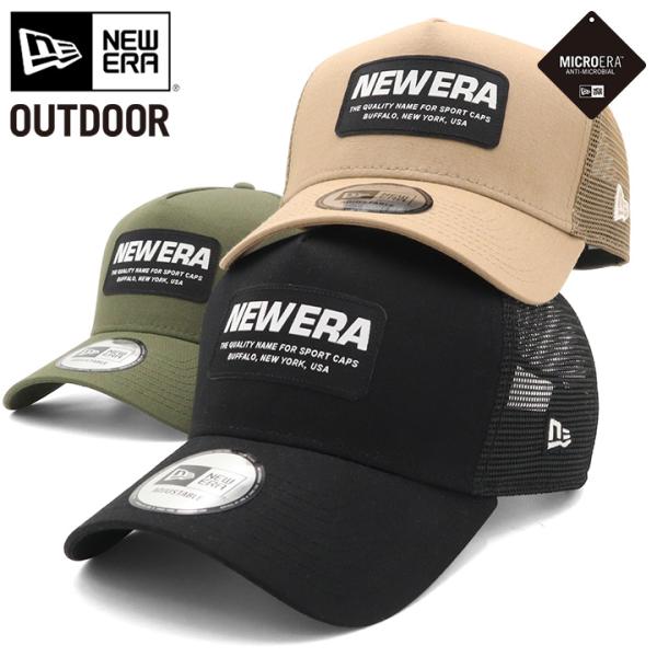 ニューエラ キャップ アウトドア NEW ERA OUTDOOR CAP 9FORTY A-Frame Trucker メッシュキャップ メンズ レディース 帽子 コットン 綿 黒 ベージュ カーキ ブランド 深め おしゃれ かっこいい 人...