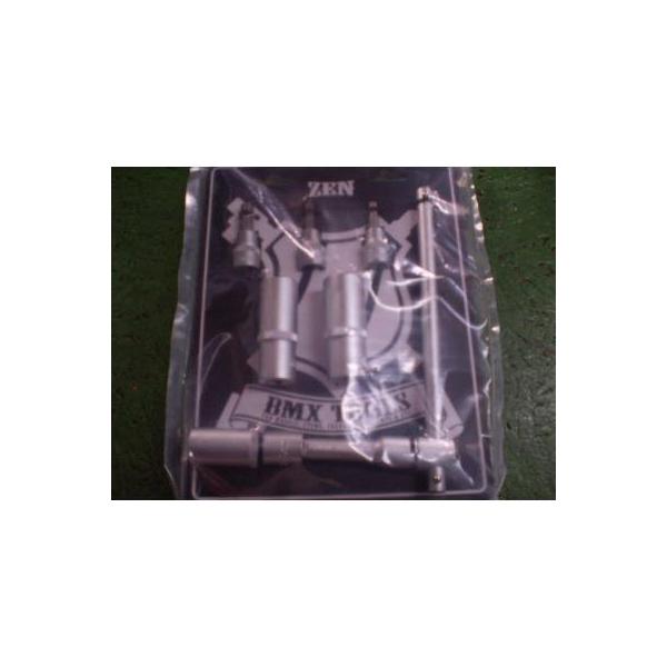 ZEN  BMX TOOLS SETセット内容15mm、17mm、19mm / ボックスディープソケット5mm、6mm、8mm / 六角HEXソケットビット75mm / エクステンションバー200mm / スライドハンドル【送料P 6】新品...