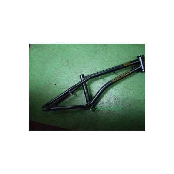 ARES  STN  EX FRAME SPANISH   M.BK１６インチ用仕様ARES STN 16インチ用　クロモリフレームスパニッシュBB【送料P 3601】＊16 インチ用のフレームとなりますので、ご注意ください＊新品商品でも、...