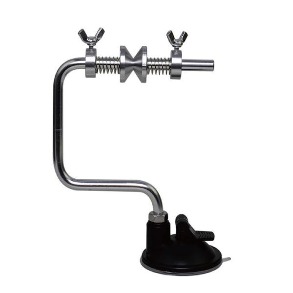 糸巻き治具　吸盤式ラインスプーラー・スプール穴は8mm以上対応可調節ネジとスプリングの力で、適度なテンションを掛けながら巻き取りができます。固定は吸盤式で簡単。テーブルや車のボンネットなどにも。※メーカーの外箱・袋などはありません。----...