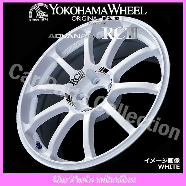 【商品名】　ヨコハマ YOKOHAMA　アドバンレーシングRCIII　　　　　WH(ホワイト) Z8649【サイズ】15インチ/7.0J【HPLE/P.C.D】5H/114.3【INSET】49※キャップレスデザイン。◆沖縄・離島に関しては...