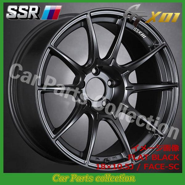 【商品名】SSR ジーティー エックスゼロワン【カラー】フラットブラック (FLAT BLACK)【サイズ】19インチ/8.5J【HOLE/P.C.D】5H/114.3【INSET】45【FACE】SMI【フェイス突出(mm)】2.0【WE...
