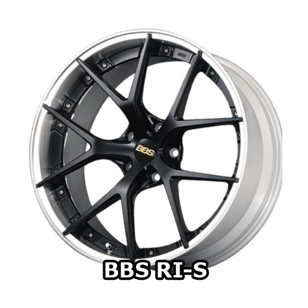 ■ホイールBBS(JAPAN) アルミ鍛造 2ピースホイール RI-S[サイズ] 20×9.5J 5H (5穴) PCD114.3 ボア径*[オフセット] +44(RI-S011) +55(RI-S012)[カラー] MB-SLD <...
