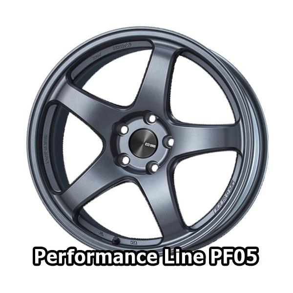 取扱店舗限定アイテム ENKEI ENKEI PerformanceLine PF05 18インチ 18x9.5 5/114.3 INSET:25 ダークシルバー/DS 1本 エンケイ ...