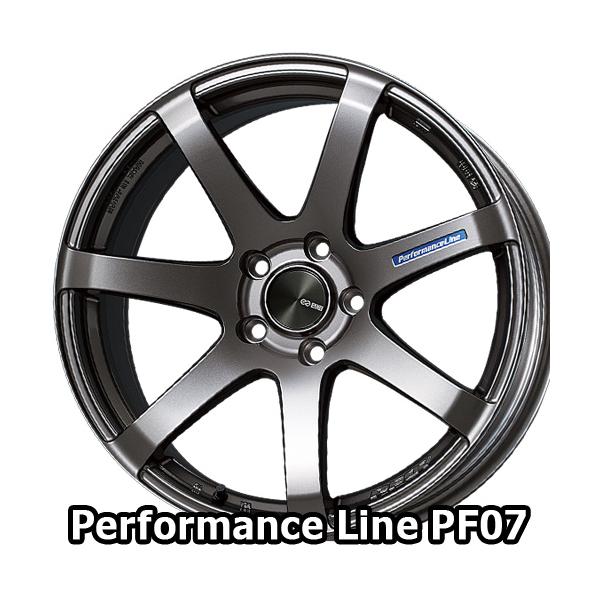 ストア 納期注意 業販品 直送品 ENKEI Performance Line PF07 18インチ 8J 35 5-112 75φ DS シルバー ホイール 4本 個人名での注文不可 ...