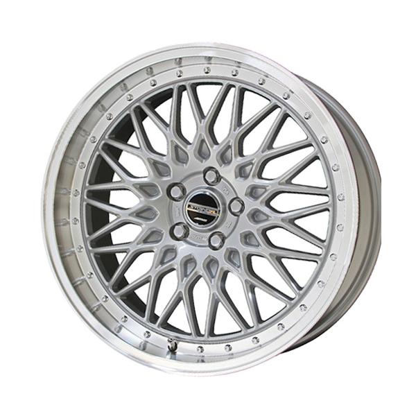 ■ホイールKYOHO STEINER FTX / 共豊 シュタイナーFTX[サイズ] 19×8.0J 5H (5穴) PCD114.3 ボア径73[オフセット] +35 +48[カラー] S サテンシルバー×リムポリッシュ[付属品] キャッ...