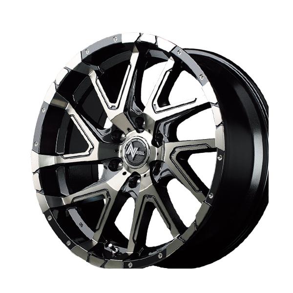 ■ホイールMARUKA NITRO POWER DERINGER / マルカ ナイトロパワー デリンジャー[サイズ] 16×6.5J 6H (6穴) PCD139.7 ボア径106.1[オフセット] +38[カラー] BMPBC ブラックメ...