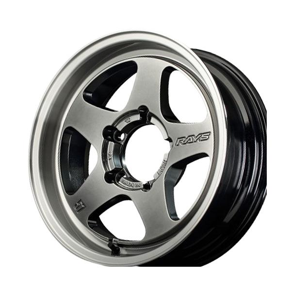 ■ホイールRAYS gramLIGHTS 57FR-X / レイズ グラムライツ 57FR-X[サイズ] 16×6.5J 5H (5穴) PCD139.7 ボア径108.8[オフセット] -12[カラー] QAZ グレイスシルバー/リムDC...