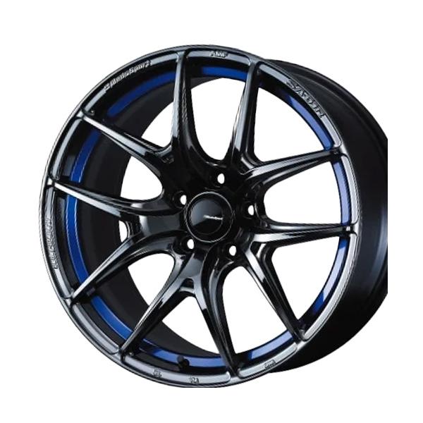 ■ホイールWEDS WedsSport SA-01R / ウェッズ ウェッズスポーツ SA-01R[サイズ] 17×7.5J 5H (5穴) PCD100 ボア径65[オフセット] +48[カラー] BLC2 ブルーライトクロームツー[付属...
