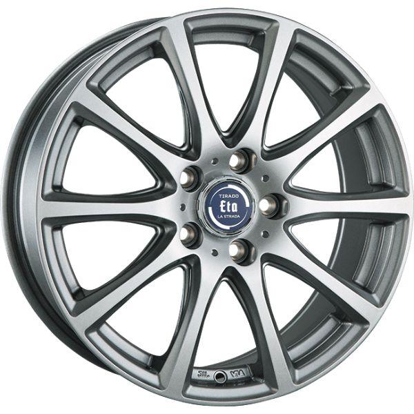【メーカー名】LA STRADA【商品名】TIRADO ETA【メーカー品番】LETA560CK45HST【自動車メーカー】トヨタ【車種】プリウスPHV【型式】ZVW52【年式】17/2〜【適合詳細】・純正ホイール サイズ(インセット)：6...