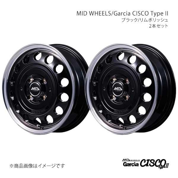 ■品番D70644543345BKP0■メーカーMARUKA/マルカ■商品名MID WHEELS/Garcia CISCO TypeII■カラーブラック/リムポリッシュ■カラーBRP■製品アルミホイール(※タイヤは付属しません)■本数2本セ...