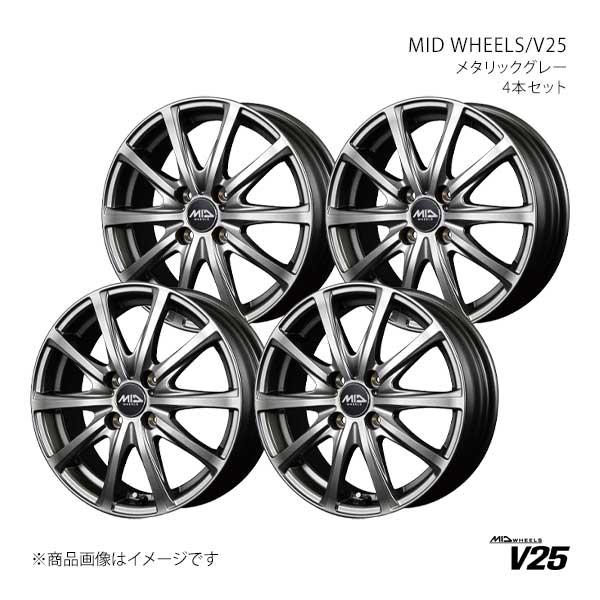 ■品番S971545433450A0N■メーカーMARUKA/マルカ■商品名MID WHEELS/V25■カラーメタリックグレー(MGR)■製品アルミホイール(※タイヤは付属しません)■本数4本セット■自動車メーカーDAIHATSU/ダイハ...