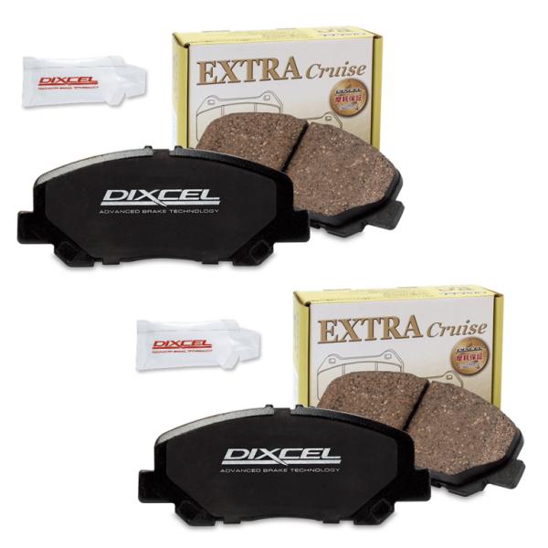 DIXCEL ECタイプ / EXTRA Cruiseブレーキパッドノーマルブレーキパッドよりワンランク上の制動力鳴きが少なく快適！また、ディスクローターへの負担も少ないので経済的スコーチ（パッド表面焼付）により初期なじみも抜群。ECタイプ...
