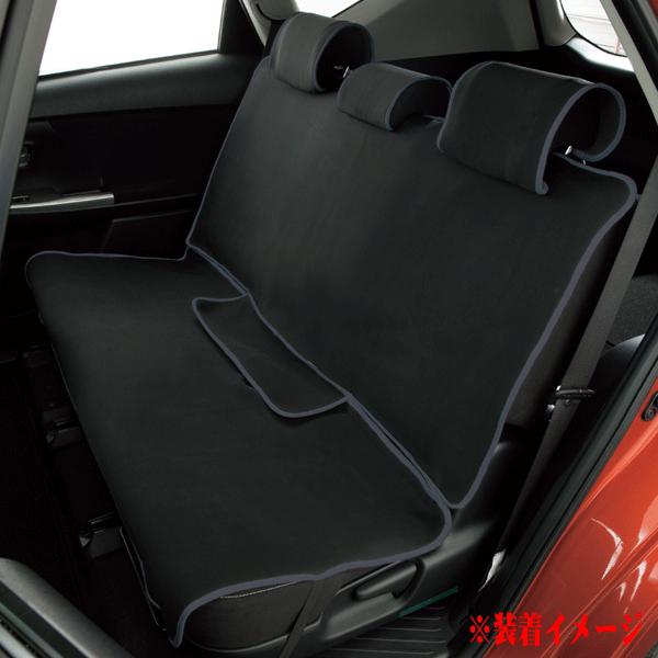 【ウォータープルーフ 車用 座席シートカバー/座席用シート】●抗菌防臭加工のウェットスーツ素材でサッと拭くだけお手入れ簡単。●取付カンタン！軽自動車-普通車等 様々な形状のリアシートに対応。※適合シート形状：一体式シート・分割式シート●適合...