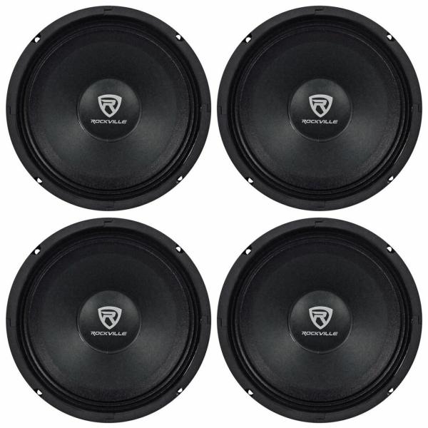 【商品名】Rockville (4) RM84PRO 8インチ 4 Ohm 1200W SPL Midrange/Mid-Bass Car スピーカー  【カテゴリー】スピーカー:コアキシャル