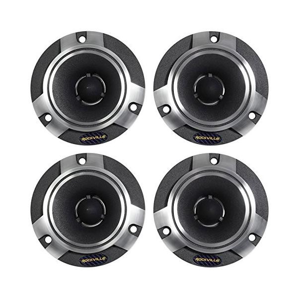 【商品名】(4) Rockville RT5 2インチ Aluminum Car/Pro ツイーター w Titanium Diaphragm+Kapton VC  【カテゴリー】スピーカー:ツイーター