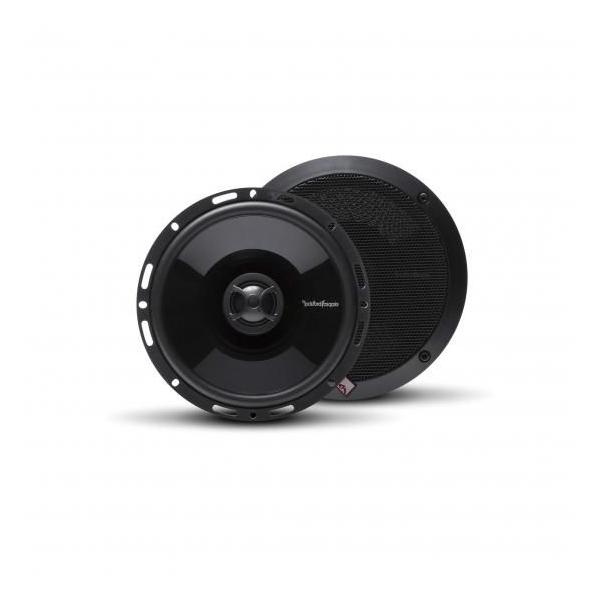 【商品名】Rockford Fosgate P1650 パンチ 6.5インチ 2ウェイ コアキシャル フルレンジ スピーカー - ブラック (ペア) 【カテゴリー】 スピーカー : Coaxial Speakers