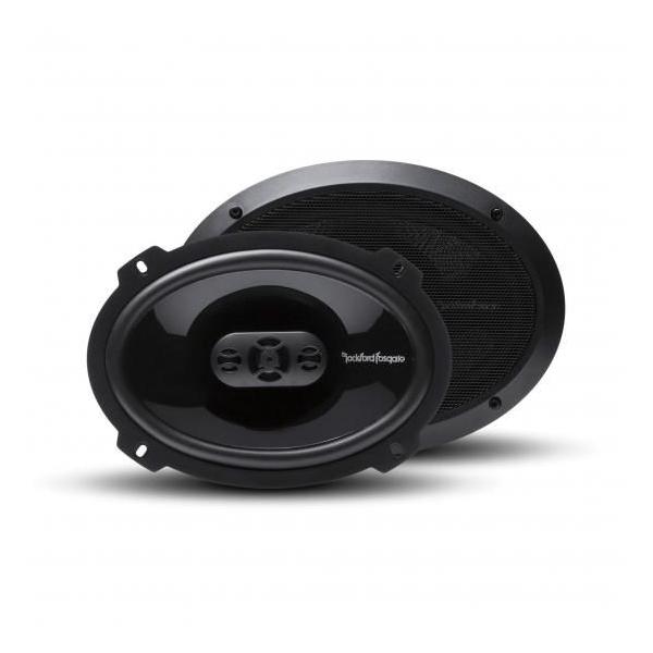 【商品名】Rockford Fosgate P1694 パンチ 6インチx9インチ 4ウェイ コアキシャル フルレンジ スピーカー - ブラック (ペア) 【カテゴリー】 スピーカー : Coaxial Speakers