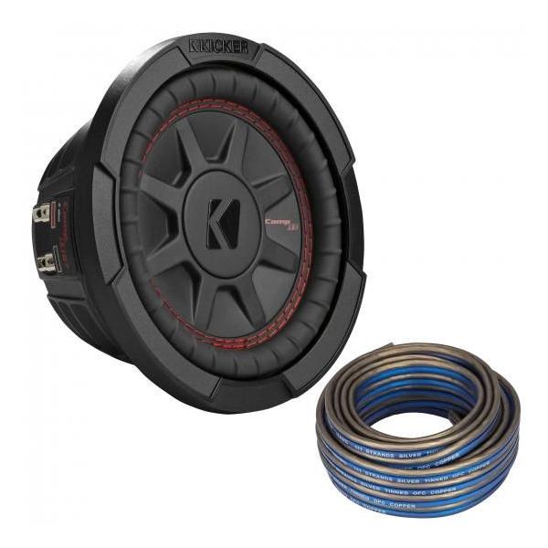 【商品名】Kicker 48CWRT672 CompRT 6.75インチサブウーファー、DVC、2オーム - スピーカーケーブル付属 【カテゴリー】 サブウーファー : Component Subwoofers