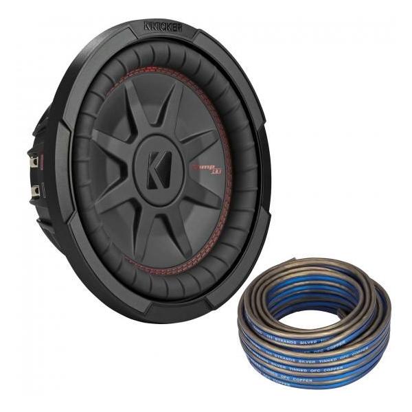 【商品名】Kicker 48CWRT104 CompRT 10インチサブウーファー、DVC、4オーム - スピーカーケーブル付属 【カテゴリー】 サブウーファー : Component Subwoofers