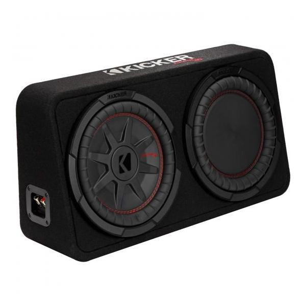 【商品名】Kicker 48TCWRT102 CompRT 10インチサブウーファー（薄型エンクロージャー、2オーム） 【カテゴリー】 サブウーファー : Component Subwoofers