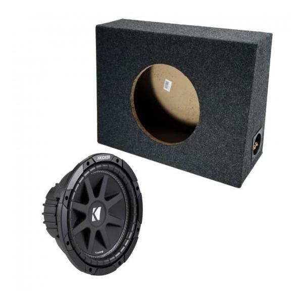 【商品名】American Sound Connection Kicker バンドルは、Universal Vehicle 43C104 シングル 10インチ ロードサブボックスエンクロージャと互換性があります。 【カテゴリー】 サブウーフ...