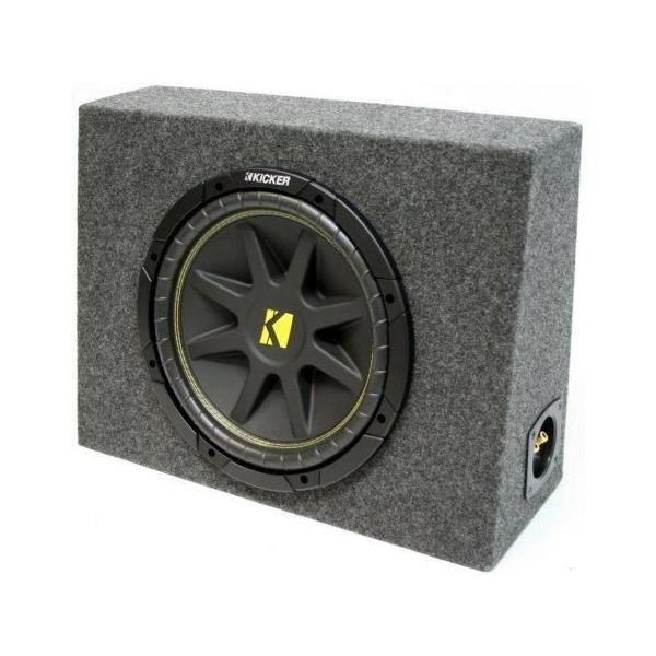 【商品名】American Sound Connection ASC パッケージ シングル 12インチ キッカー サブボックス レギュラーキャブ トラック 3/4 MDF サブウーファーエンクロージャー C12 Comp 300 ワットピー...