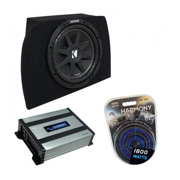 【商品名】Harmony Audio HA-A400.1 90-05 マツダ ミアータ MX-5 コンバーチブル シングル 800W サブアンプ - 1 オーム安定、Kicker 43C104 10インチ Comp C10 シリーズ サブ ...