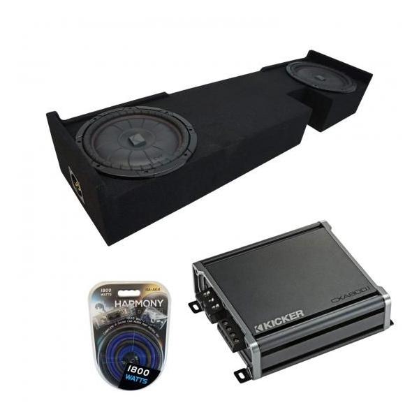 【商品名】Harmony Audio 2000〜2003年式 Ford F-150 Ext Super Cab Truck Kicker Bundle CompVT CVT10 Dual 10 Sub Box Enclosure &amp;...