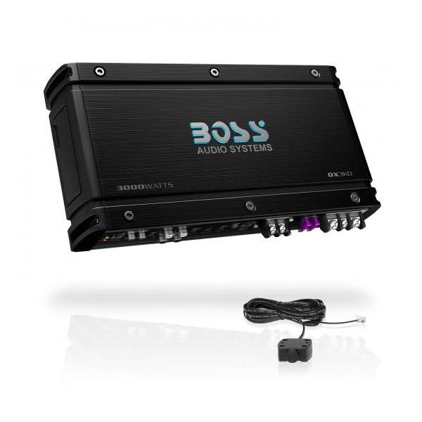 【商品名】BOSS Audio OX3KD Onyx Model 3000ワット高出力モノブロックフルレンジクラスDアンプ（可変ローパスクロスオーバーおよびリモートコントロール付き） 【カテゴリー】 アンプ : Mono Amplifiers