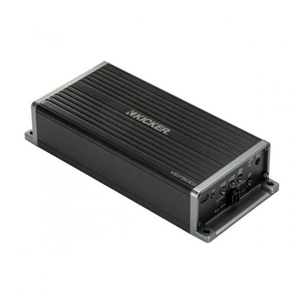 【商品名】Kicker KEY5001 500W モノラルアンプ（ベースリビーラープロセッサー搭載）スマートアンプ 47KEY5001 【カテゴリー】 アンプ : Mono Amplifiers