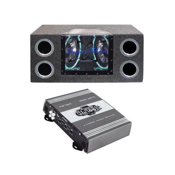 【商品名】PYRAMID BNPS122 12インチ 1200W サブウーファー Enclosure Subs Box + Pyramid アンプ Amp【カテゴリー】サブウーファー:エンクローズド / 輸入カーオーディオ,自動車用品,パー...