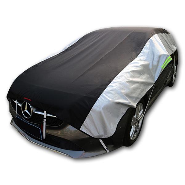 ■防水機能表面には耐久性に優れてオックスフォード防水材料を使用し、中層には環境に優しくUVカット加工を施したPEVA素材を使用しています。また、裏面には車に優しいアルミニウムフィルムと綿生地を使用し、装着時の車体の損傷を防ぎます。■丈夫な生...