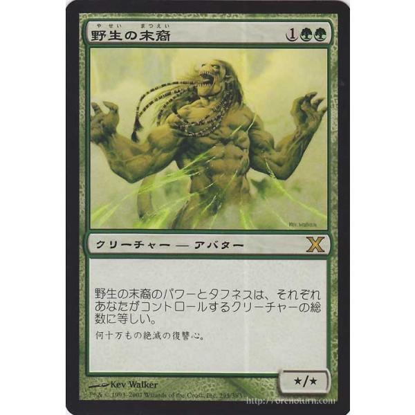 ★マジック:ザ・ギャザリング「基本セット第１０版」収録■カード名：野生の末裔/Scion of the Wild　【R】※シングルカードの状態について※トレカ専門店カードミュージアムのシングルカードは入荷時に1枚1枚状態確認を行っております...